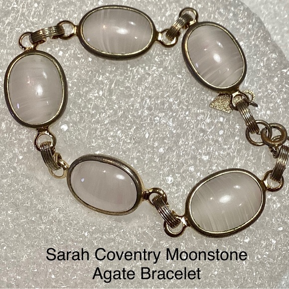 Sarah Coventry | Jewelry | Vintage Sarah Coventry Moonstone Bracelet ...